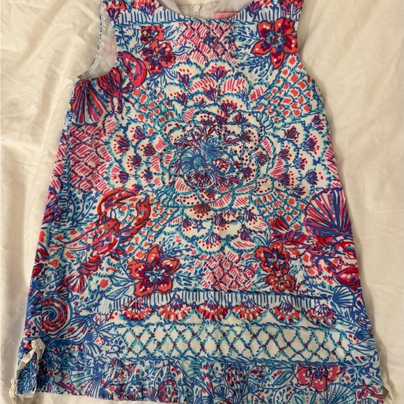 Lilly Pulitzer | Dresses | Lilly Pulitzer Red And Blue Floral Shift ...
